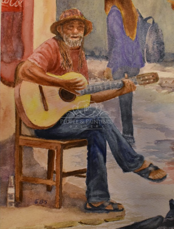 Buskin' for a Livin' | People And Paintings
