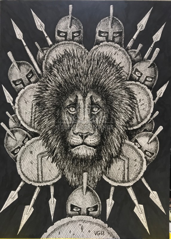 Spartan Lion | People And Paintings