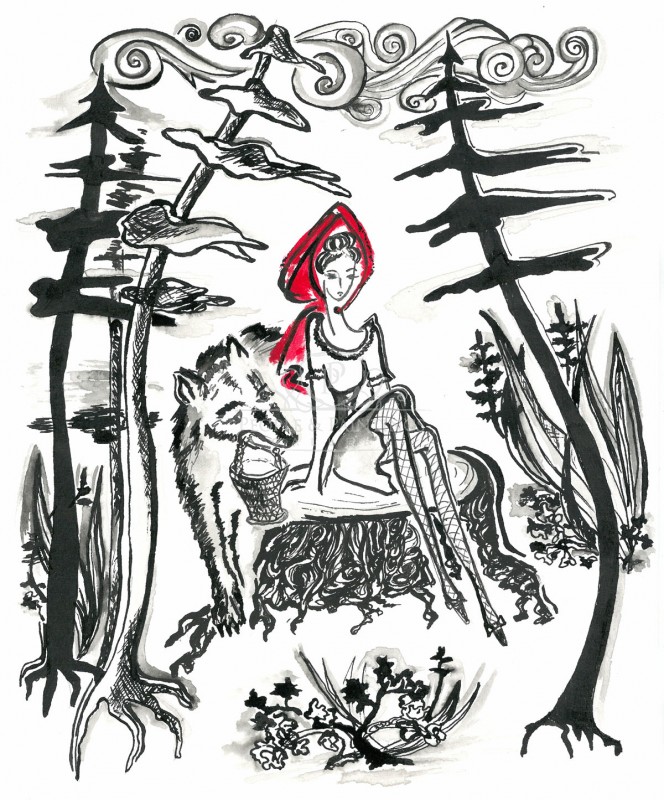 Red. “Little Red Riding Hood” | People And Paintings