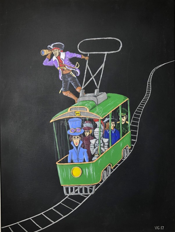 Crazy Tram | People And Paintings