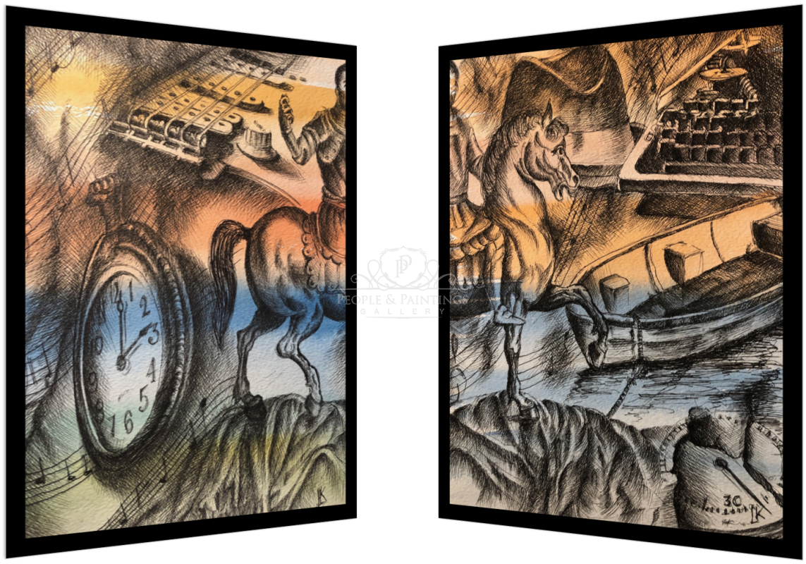 Dual | People And Paintings