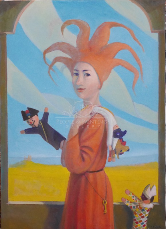 The jealous Harlequin | People And Paintings