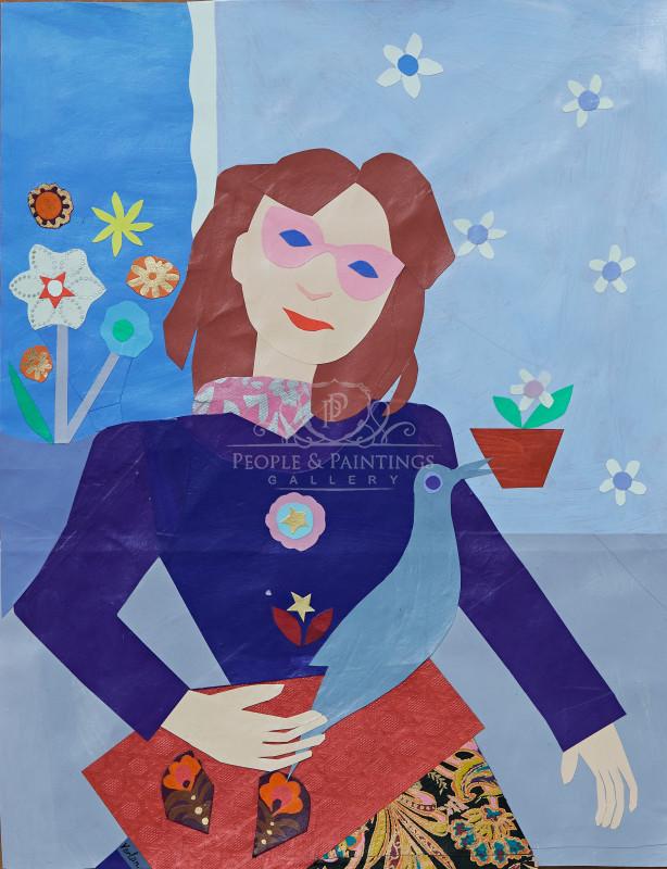 Dove Brings a Primrose | People And Paintings